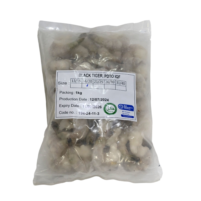 Prawn Tiger PDTO IQF 16/20 1kg – DeliBox