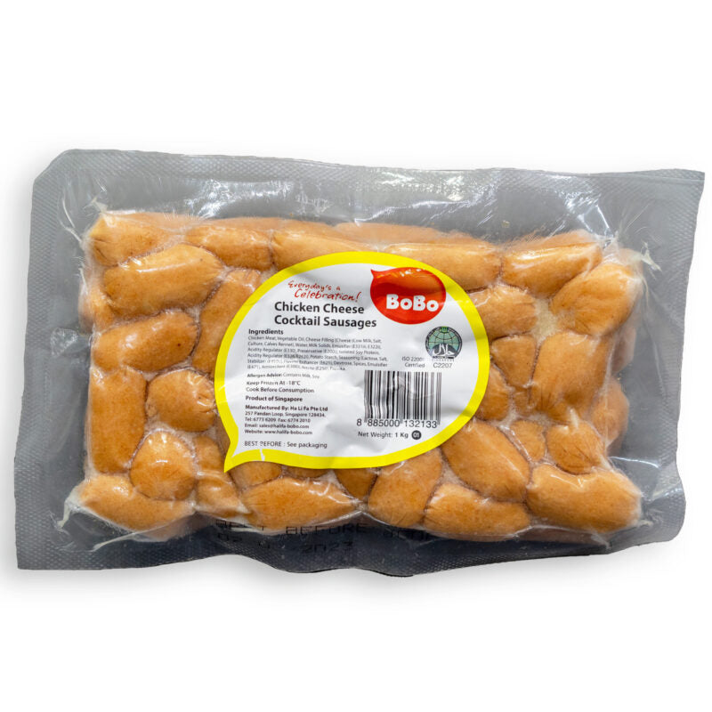 Bobo Chicken Cheese Cocktail Sausage 1kg – DeliBox