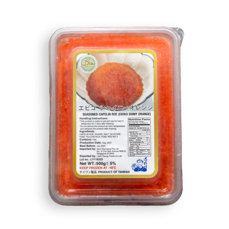 Seasoned Capelin Roe (Ebiko) 500g – DeliBox