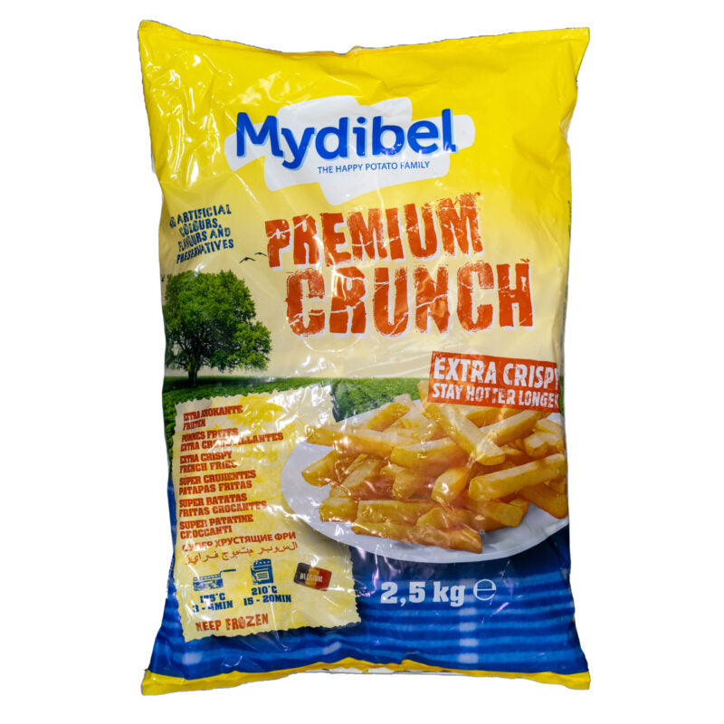 MyDibel Premium Crunch Straight Cut Fries 2.5kg – DeliBox