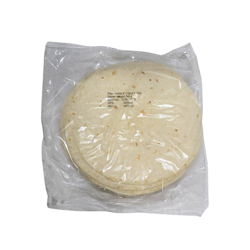 Frozen Flour Tortilla Skin 8" 12's – DeliBox